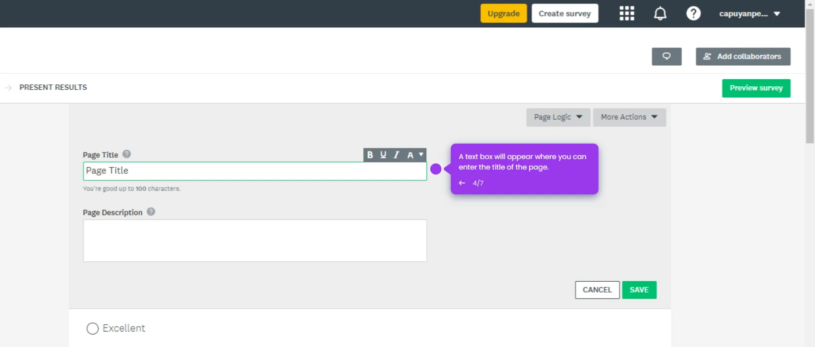 How to Add Page Title in SurveyMonkey: 1-Min Guide